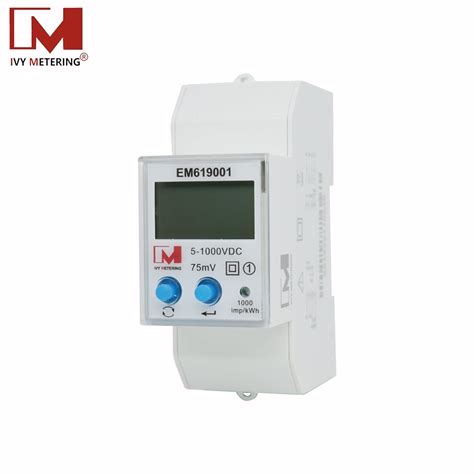1000v Smart Dc Energy Meter For Electricity Power Metering Monitor With