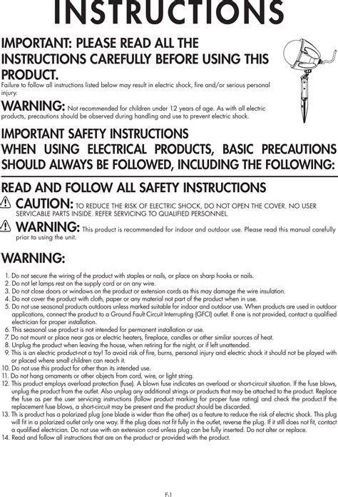 GEMMY Orchestra Of Lights Lightshow Projection User Manual