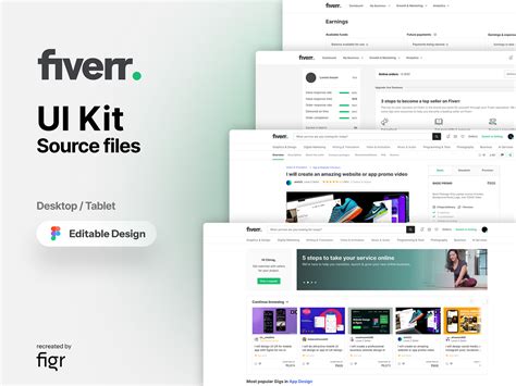 fiverr web ui redesigned by figr design on dribbble