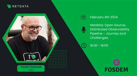 Netdata On Linkedin Fosdem2024 Observability Netdata Monitoring