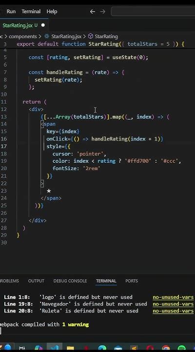 Calificar Con Estrellas En React Js Programador Parati Coding Aprendejavascript Reactjs