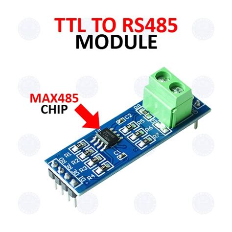 RS485 To TTL Serial Converter Module MAX485 IC Convert UART Compatible