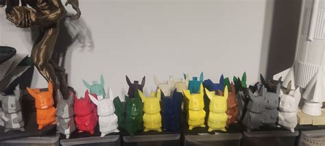 3d Print Low Poly Pikachu • Made With Cr20 Pro・cults