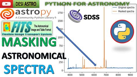 how to mask astronomical sdss fits spectra using astropy in python