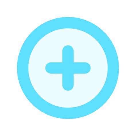 Add Symbol Generic Blue Icon