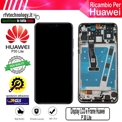 Display Schermo Huawei P Lite Lcd Touch Frame Rfv Technology