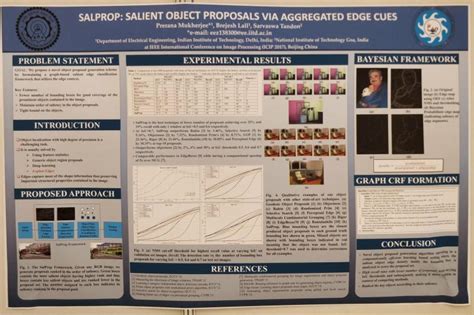Sarvaswa Tandon On Linkedin Our Poster At Ieee Icip 2017 Beijing
