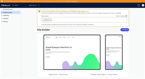how to point a domain to siteground siteground kb