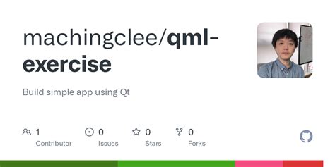 Github Machingcleeqml Exercise Build Simple App Using Qt