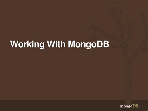Ppt Nosql And Mongodb Powerpoint Presentation Free Download Id4453684