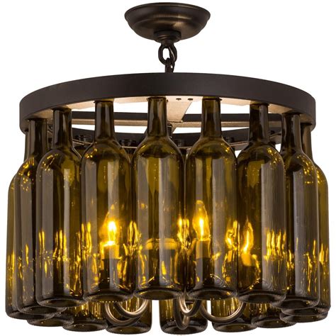 Люстра с бокалами - 22 фото