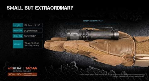 Acebeam Just Released Their New Tac Aa Flashlight Rflashlight