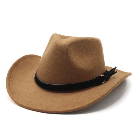 Men Roll Up Fedora Hat National Ribbon Mexican Cowboy Hat Hat And