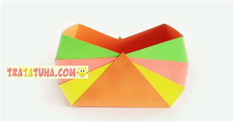 How To Make A Paper Basket — Template Step By Step Instructions