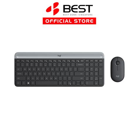 Logitech Keyboard Combo 920 009182 Mk470 Graphite Shopee Singapore