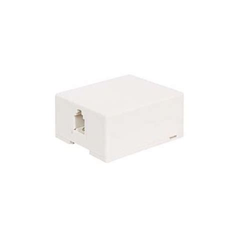 Steren 300 145wh Jack Surface Mount 4 Conductor White Rj11 6p4c Phone