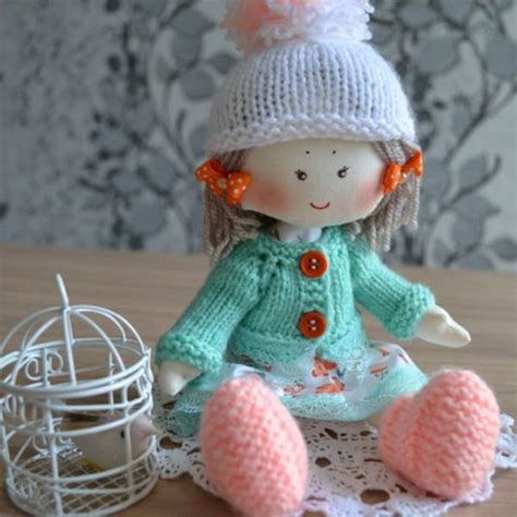 кукла текстильная ручной работы Etsy