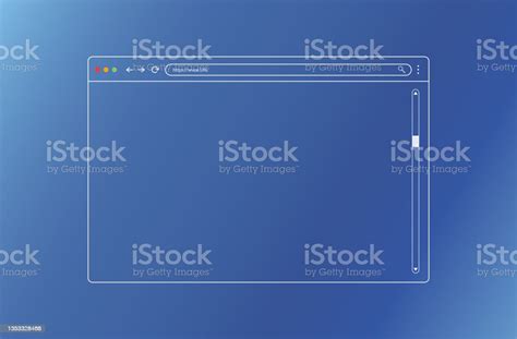 Browser Mockup For Website Webpage User Interface Modern Design Of