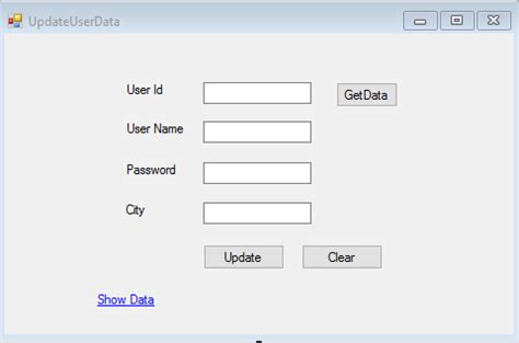 Windows Application CRUD Operation With ADO Net Maria Academy
