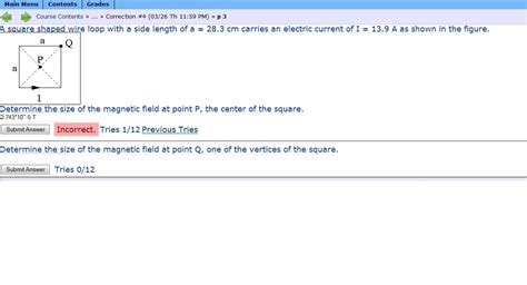 Solved A Square Shaped Wire Loop With A Side Length Of A Chegg