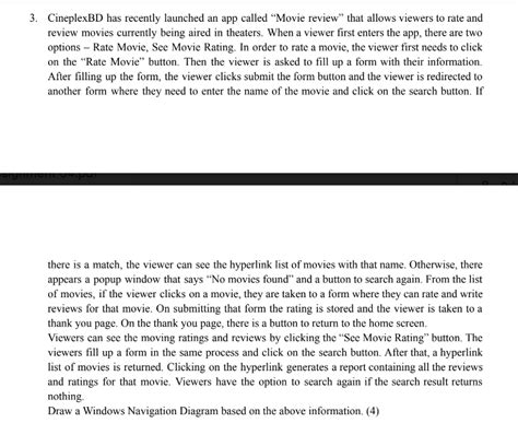 Question Draw A Windows Navigation Diagram Based On Chegg