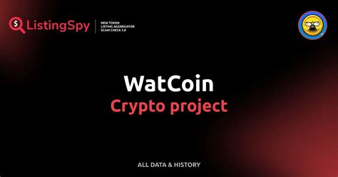 Watcoin Crypto Project Info Wat Listings Events Charts Community Analysis Listingspy