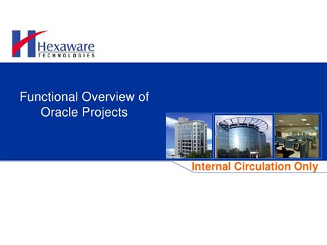 functional overview of oracle projects internal circulation only pdf