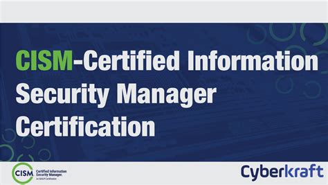 Isaca Cism Certification