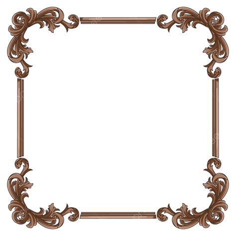 Vintage Vector Border Png