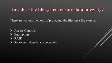 File System Security Ppsx Operating Systems Computer Software And Applications