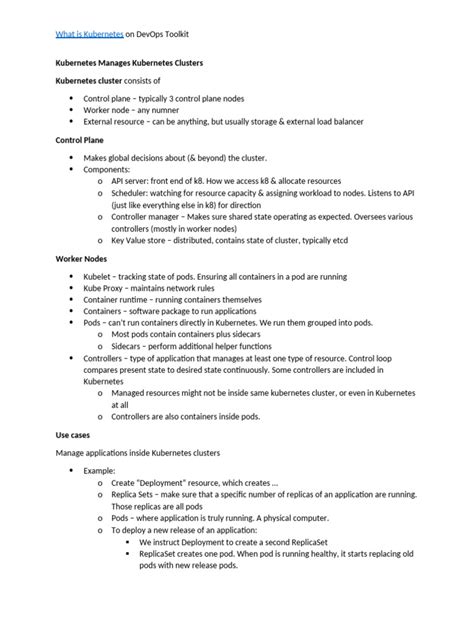 What Is Kubernetes On Devops Toolkit Pdf Computer Cluster Computer Science