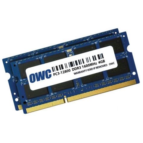 GB OWC DDR L SO DIMM PC MHz CL V Dual Channel Kit X GB