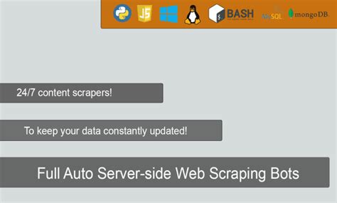 Create A Server Based Schedulable Data Scraping Bot For You By Musakazimay Fiverr
