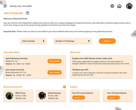 ERP UI Project On Behance