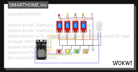 Smarthome Wokwi Esp32 Stm32 Arduino Simulator