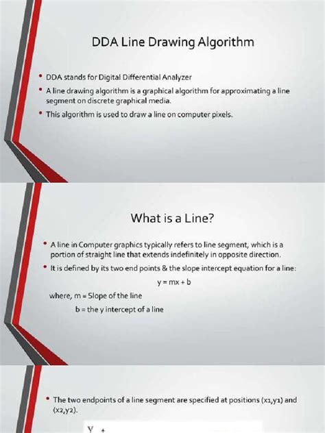 Dda Algorithm Unit 1 Pdf