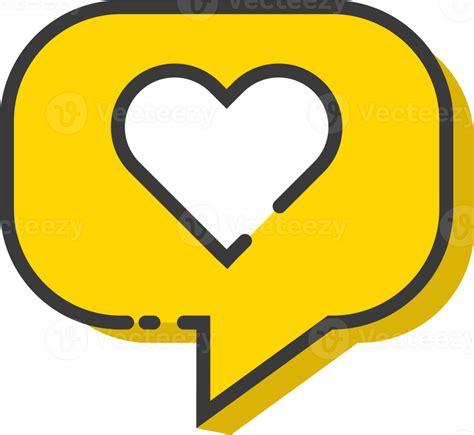 Heart Icon In Flat Design Style Love Signs Illustration 17172422 Png