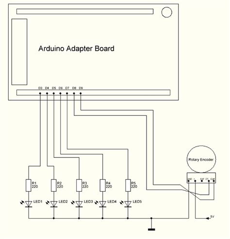 LED Running Lights Controlled By Rotary Encoder Programming Arduino Forum