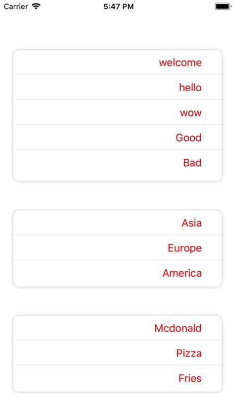 Ios Add Shadow To Every Section In Grouped Table View Stack Overflow
