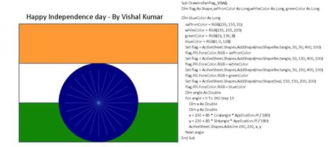 Vishal Kumar On Linkedin Vba Codeenthusiasts Codingcommunity Indianflagchallenge