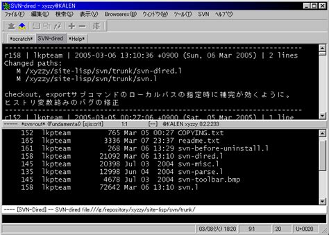 svn mode for xyzzy
