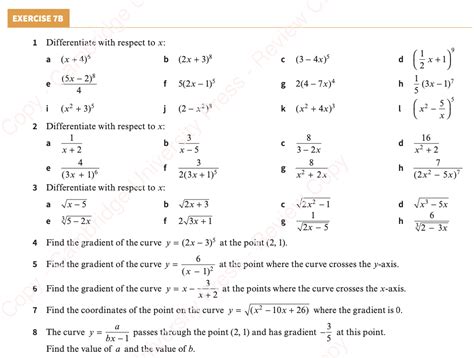 9709 Pure 1 Differentiation Theory Maths With David