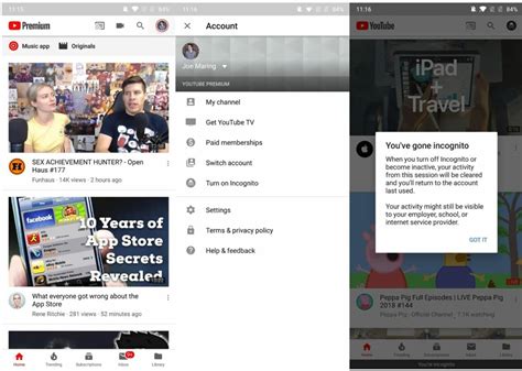 There Is Now An Incognito Mode For YouTube Users On Android