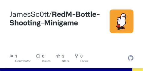 GitHub JamesSc Tt RedM Bottle Shooting Minigame