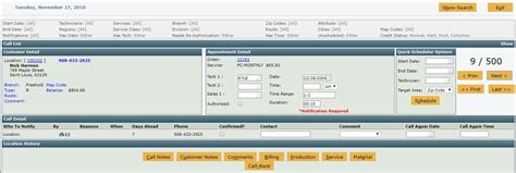 Service Notifications