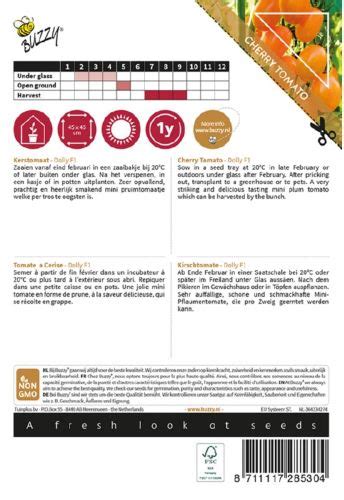 Pomodori Collection Tomato Cherry Dolly F1 Seeds Irish Plants Direct