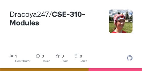 Github Dracoya247cse 310 Modules