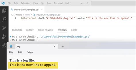 How To Append Text To A File In Powershell