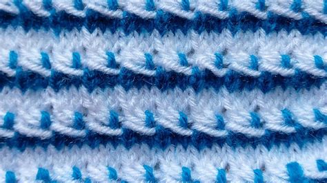 Two Colour Knitting Pattern YouTube