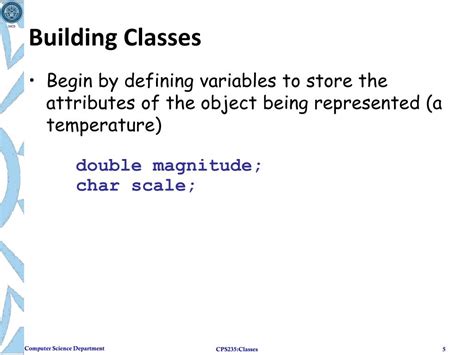 Ppt Classes Part I Powerpoint Presentation Free Download Id5090346